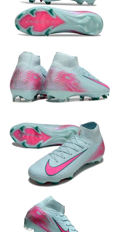 Nike Zoom Mercurial Superfly X Elite Fg Azul Glaciar Rosa Soccer