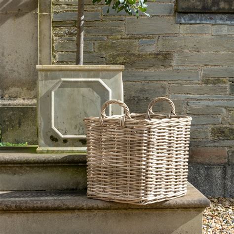 Square Kubu Log Baskets Medium Grand Illusions