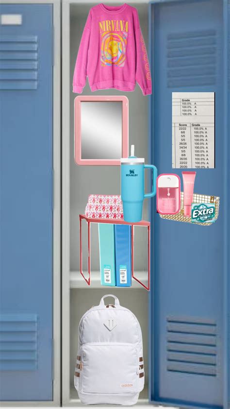 School Locker School Locker Organization School Locker Decorations