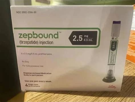 Zepbound Tirzepatide Injection 25 Mg At ₹ 5000vial Mounjaro In
