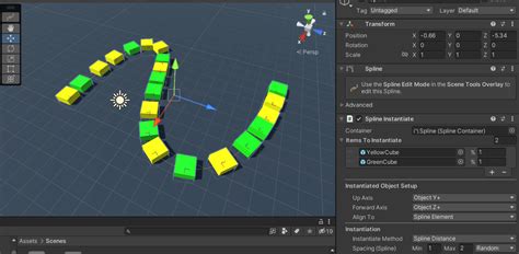 【unity2022】スプラインに沿ってオブジェクトを配置する ねこじゃらシティ