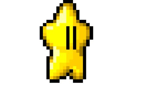Mario Star Pixel 
