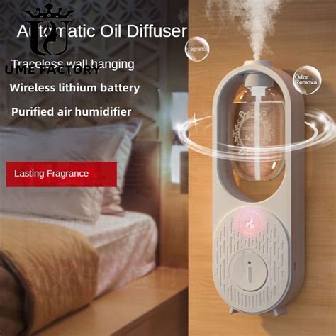 Home Toilet Oil Diffuser Rechargeable Aroma Diffuser Air Freshener