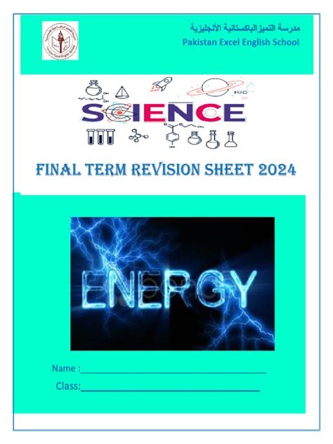 energy final revision sheet 2024 pdf predation foods