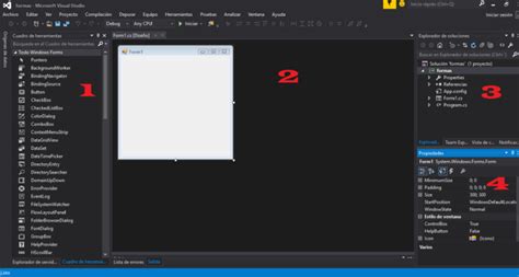 Windows Forms En C Propiedades Herramientas Codigos Informaticos