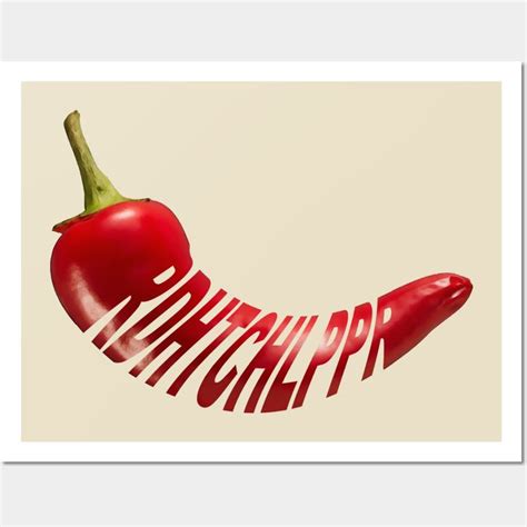 Chilli Pepper Super Hot Wall And Art Print Stuffed Peppers Art
