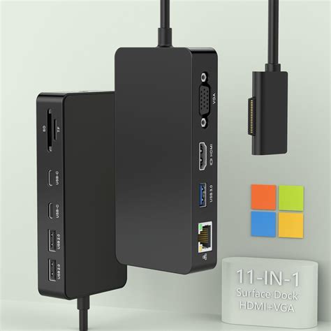 Surface Pro Docking Station With 60w Power Surface Dock Triple Display