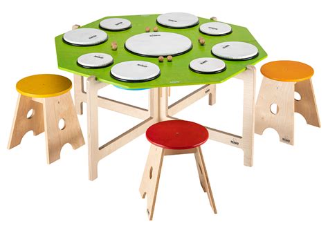Classroom Hand Drums Set With Stand And Stools Music In Motion
