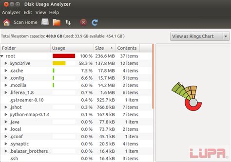 Linux基础：分析 Ubuntu 磁盘使用情况 Baobabubuntu Baobab Csdn博客