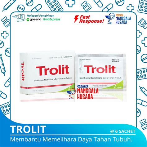 Jual TROLIT PER BOX @ 6 SACHET | Shopee Indonesia