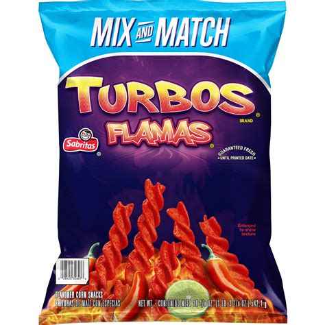 Sabritas Turbos Flamas Flavored Corn Snacks Smartlabel™