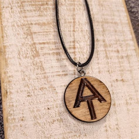 The Appalachian Trail Engraved Wood Pendant Cord Necklace Etsy
