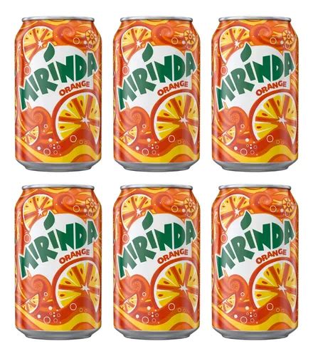 Mirinda Lata 354ml Original Pack X6 Gaseosa Zetta Bebidas Mercadolibre
