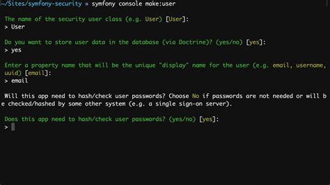 Makeuser Symfony 5 Security Authenticators Symfonycasts