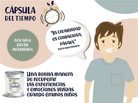 Cápsula Del Tiempo Descarga Instantánea Imprimible Compartiendo Un
