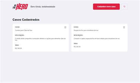 Github Thiago Mariottobe The Hero Development Of The Be The Hero