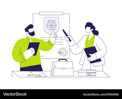 Legal Documentation Preparation Abstract Concept Vector Image