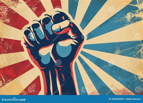 A Propaganda Poster Promoting Unity And Solidarity With Patriotic