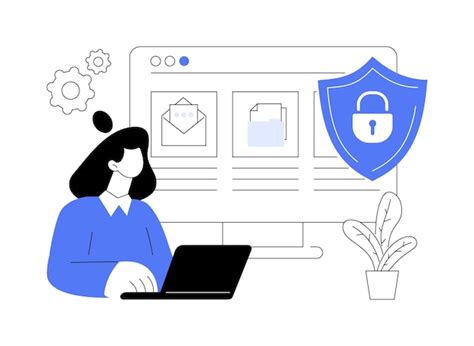 Premium Vector Digital Ethics And Privacy Abstract Concept Vector