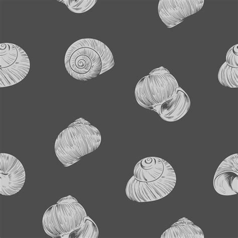 Premium Vector Shell Seamless Pattern