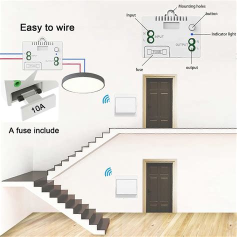 Wireless Self Generating Light Switch Radio Frequency Switch And Relay