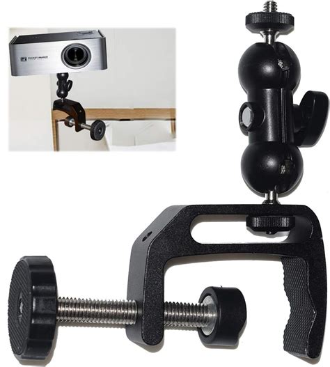 Mini Projector Mount Angle Adjustable Clamp Mount Stand Projector