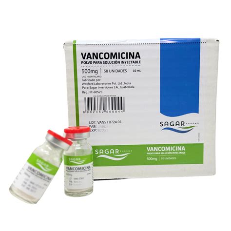 Vancomicina Droguería Sainsa