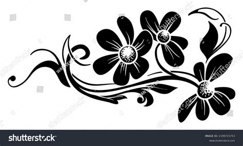 Floral Ornamental Vector Shapes
