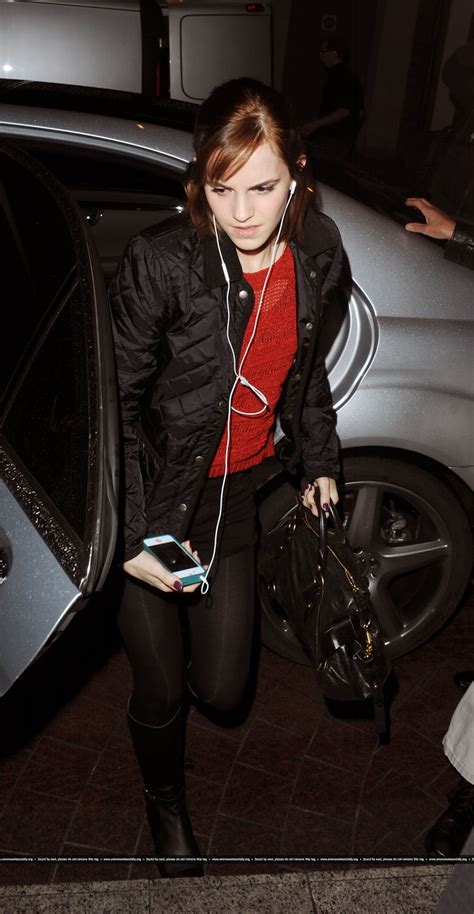 Emma Watson Emma Watson In Soho London 26 November