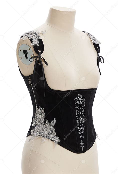 Médiéval Corset Rétro Brodé Style Elfe Corsets Pour Femmes Costume De Haute Qualité En Vente