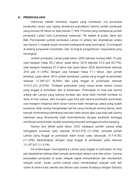 Program Kerja Geriatri 2020 Pdf