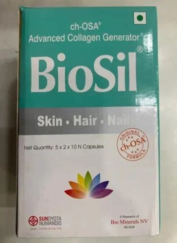 Biosil Capsule Grad Standerd Capsules For Skin Care At ₹ 650bottle In