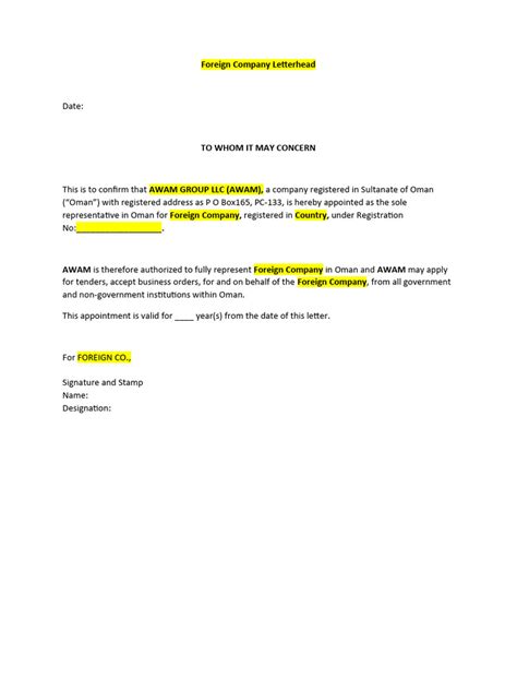 Draft Letter Of Representation Pdf