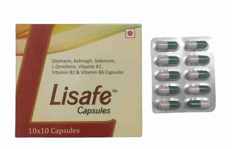 Lisafe Silymarin Kalmegh Selenium Capsule At ₹ 1250box Riboflavin
