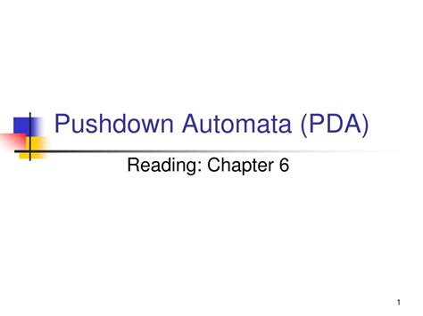 Ppt Pushdown Automata Pda Powerpoint Presentation Free Download Id5553208