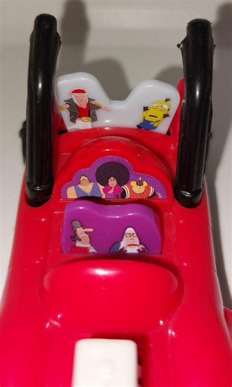 2022 Mcdonalds Happy Meal Minions The Rise Of Gru Vicious Six Flying Car Collectible Red