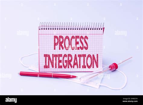 Writing Displaying Text Process Integration Business Concept