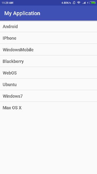 ListView in android with api and volley Network Library in android Studio.