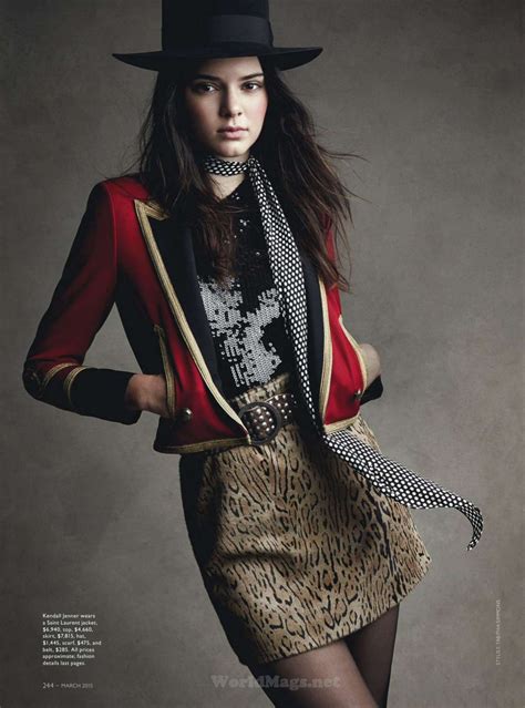 Kendall Jenner Vogue Magazine Australia March 2015 Issue • Celebmafia