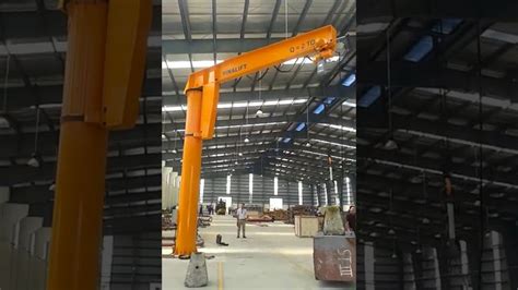 Jib Crane Operation Operator Crane