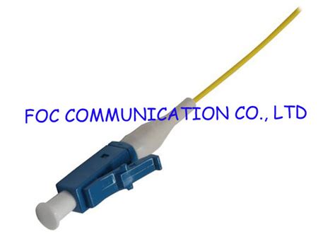 Lc Fiber Optic Pigtail Corning Fiber Sm Os2 With Lszh Cable Jacket