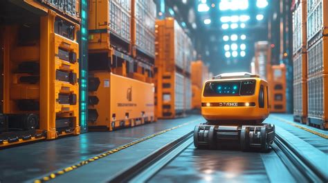 Aiguided Robots Handling Logistics In Ports For Rapid Cargo Sorting Robots Equipped With Ai