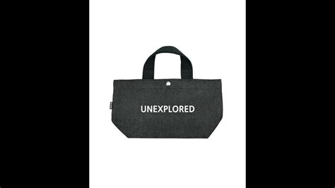 Unexplored 언익스플로어드 X Unstoppable 언스탑퍼블 미드백추천 미드에코백 미드토트백 캔버스백 데님백 Youtube