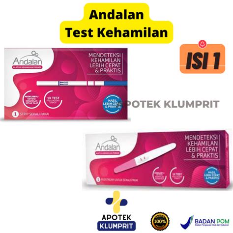 Andalan Test Pack Strip Midstream Compact Promil Program