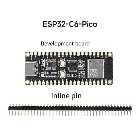 Esp32 C6 Pico Development Board Wifi 6 Microcontroller Esp32 C6 Mini 1 Module Supports For Esp