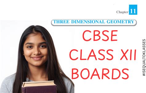 Isequaltoklasses Navneet Pyq Boards Imp Formulas 3d Geometry Class