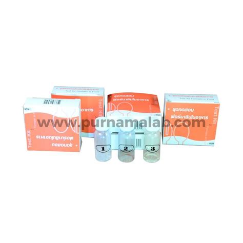 Formalin Test Kit Single Pack