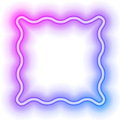 Neon Squiggle Frame 32040653 Vector Art At Vecteezy