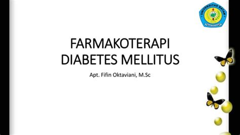 Tatalaksana Terapi Diabetes Mellitus Farmasi Klinis Pptx