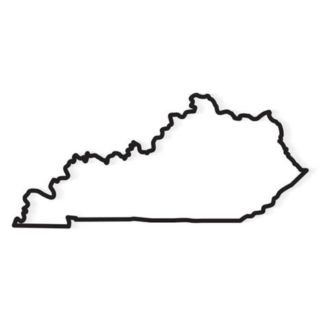 510 Kentucky State Outline Stock Illustrations Royalty Free Vector